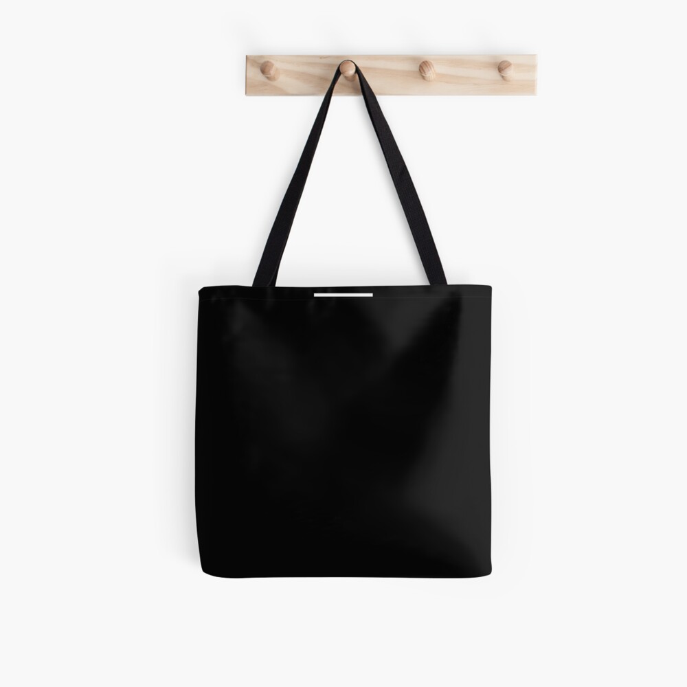 "Plain Black - Solid Black - iPhone Case" Tote Bag for Sale by ...