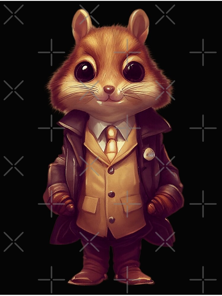 "CoolNimals cute Chipmunk wearing a suit, animals in clothes" Poster ...