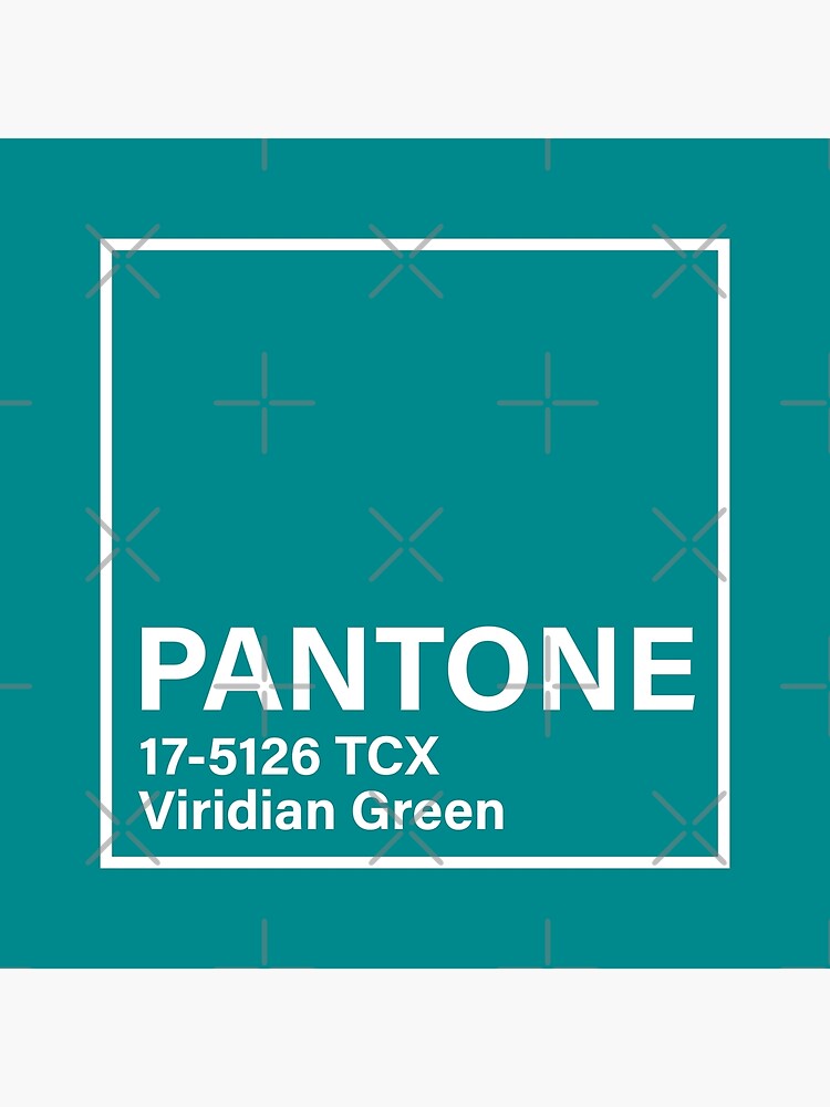 "Pantone 17-5126 TCX Viridiangrün" Poster von princessmi-com | Redbubble