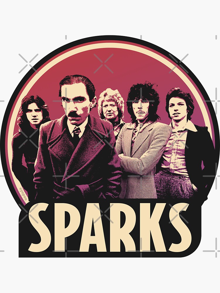 "Sparks Band" Sticker for Sale by eyepoo | Redbubble