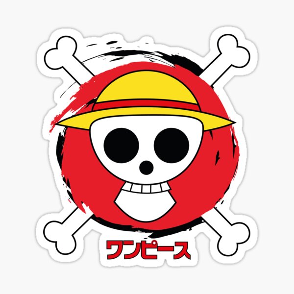 "One Piece Japan Series" Sticker for Sale by Thewavekid | Redbubble