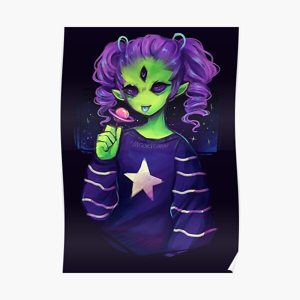 "Alien Girl" Poster by NasukiChan | Redbubble