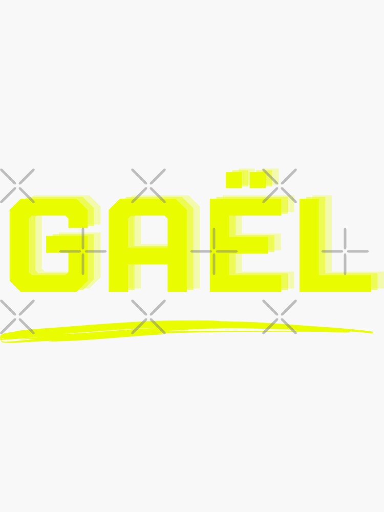 "Gael Tennis Star - Gael" Sticker for Sale by TieBreak-Tennis | Redbubble