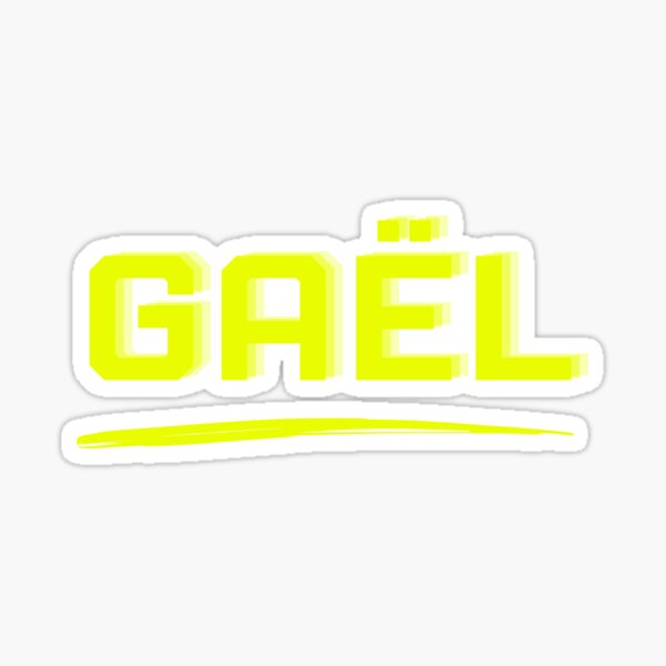 "Gael Tennis Star - Gael" Sticker for Sale by TieBreak-Tennis | Redbubble