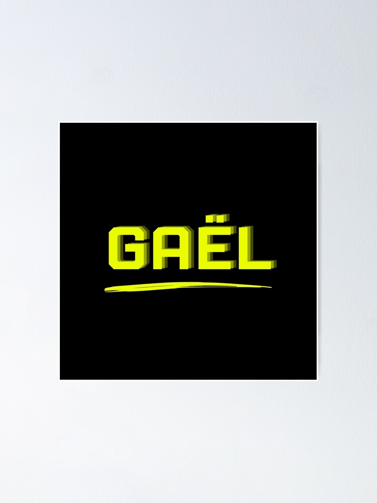 "Gael Tennis Star - Gael" Poster for Sale by TieBreak-Tennis | Redbubble