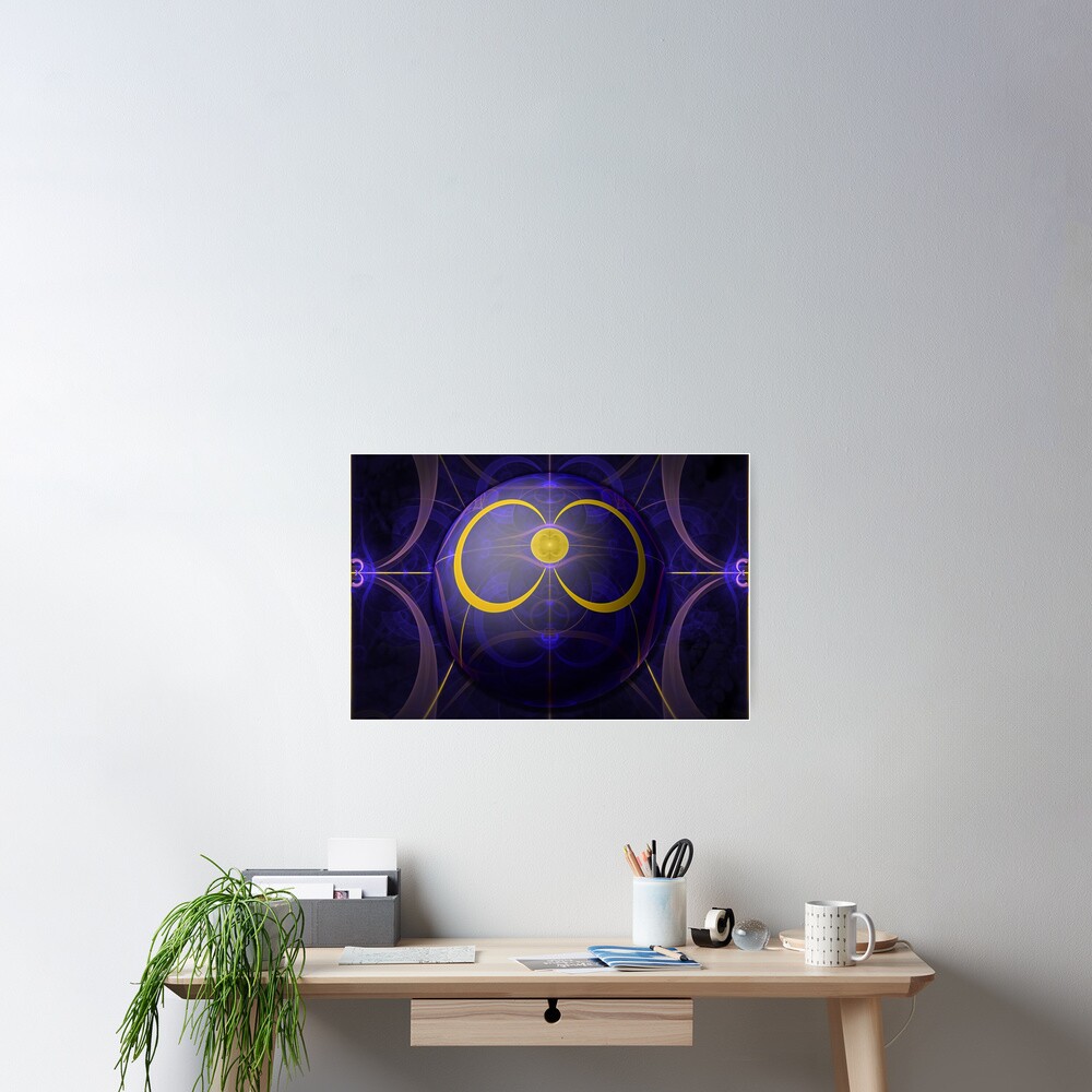 "Discordian Fractal - Sigil of Dread Cthulhu" Poster for Sale by ...