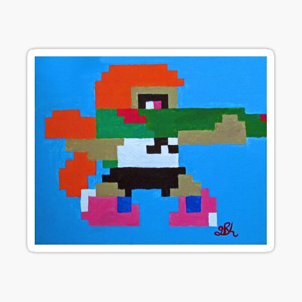 "8 Bit Squidling" Sticker by kerjadae386 | Redbubble