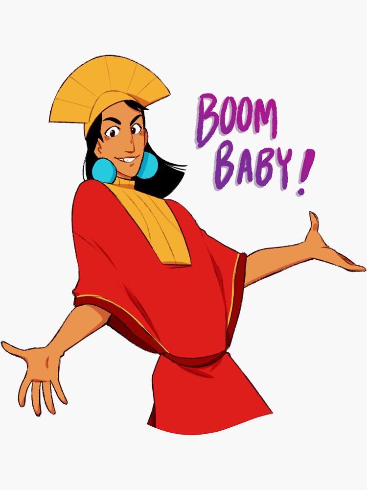 "BOOM BABY" Sticker for Sale by syopan | Redbubble