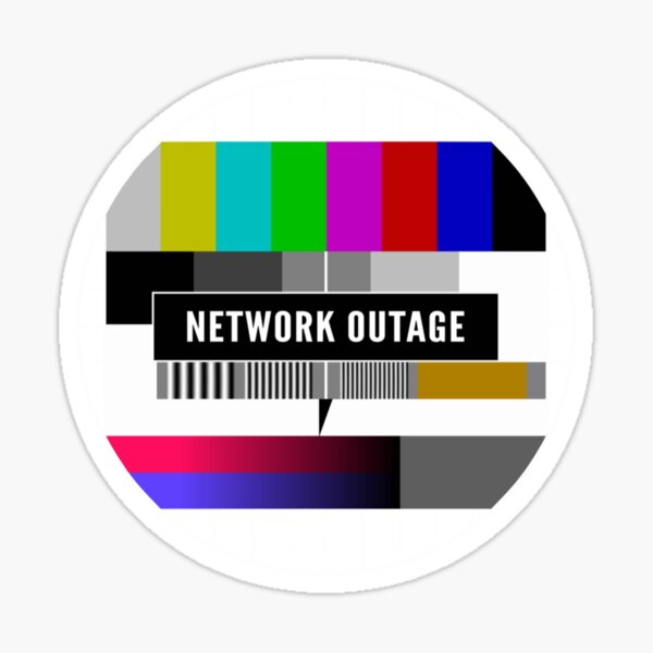 "Network Outage Test Card No Signal Testbild78png" Sticker for Sale by ...