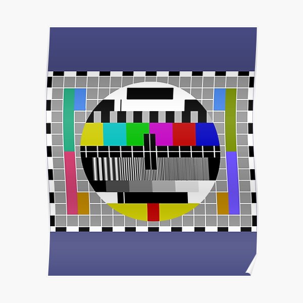 "TV Offline Screen 0256png" Poster for Sale by NewtonKlocko | Redbubble