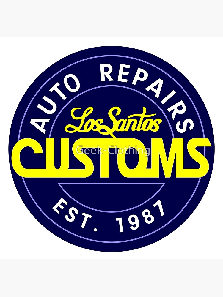 "Los Santos Customs GTA" Poster for Sale by Geek-Clothing | Redbubble