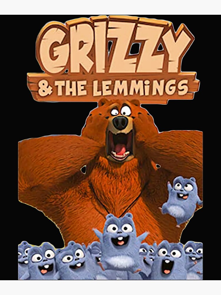 "Grizzy and lemmings designs Grizzy And Lemmings" Art Print for Sale by ...