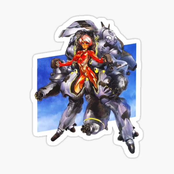 "Mech Masamune Landmate" Sticker for Sale by TrpInc | Redbubble