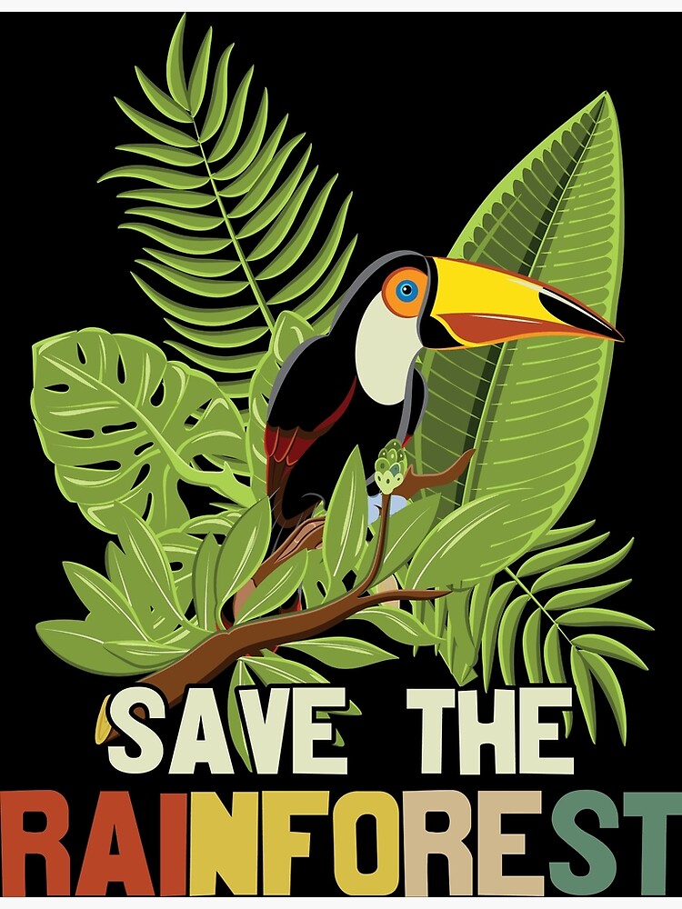 "Save The Rainforest" Poster for Sale by proearth2022 | Redbubble