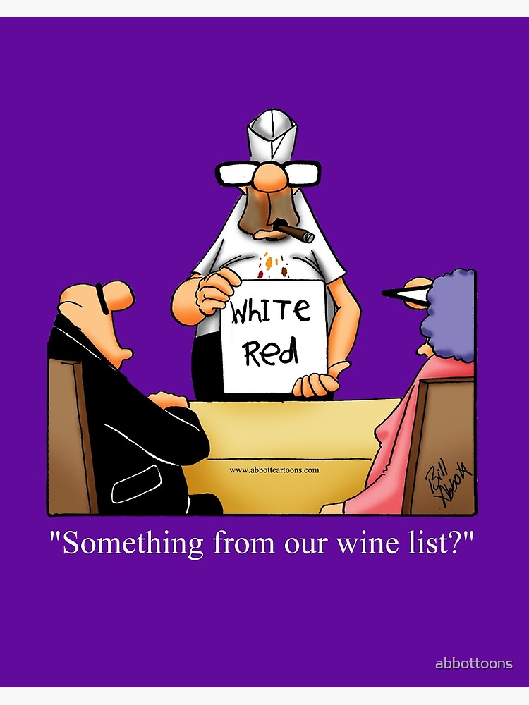"Funny Spectickles Wine Tasting Cartoon Humor" Art Board Print for Sale ...