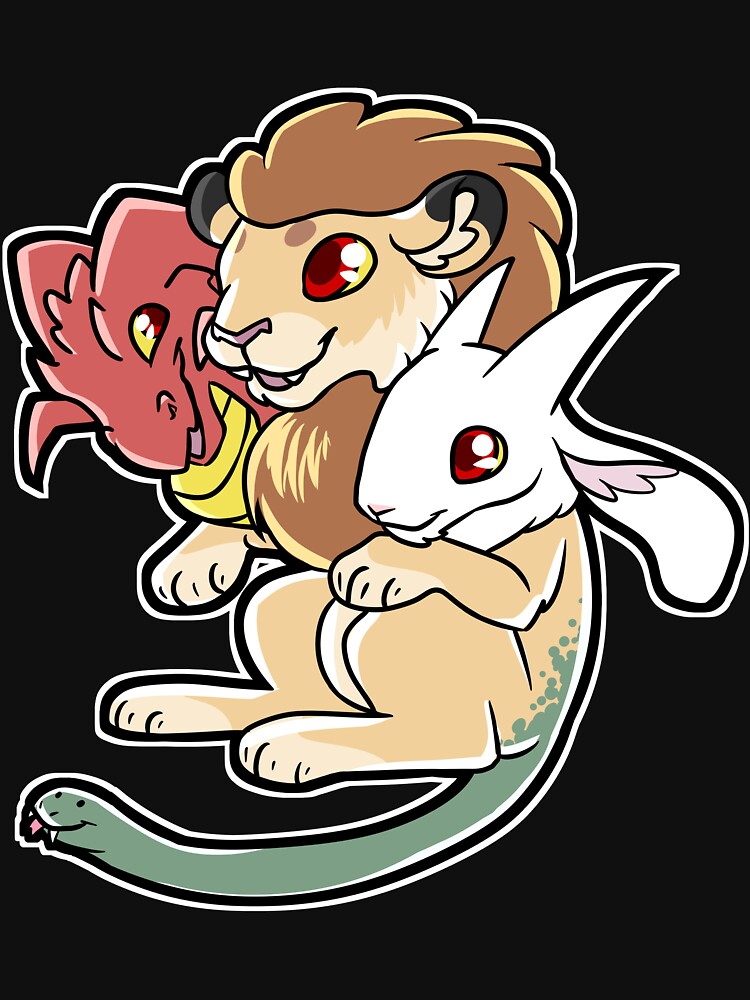 "Chimaera Chibi" T-shirt for Sale by Draikinator | Redbubble | chimaera ...