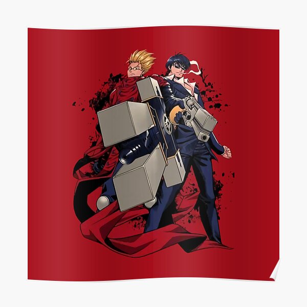 "Vash humanoid typhoon" Poster for Sale by Shariko | Redbubble