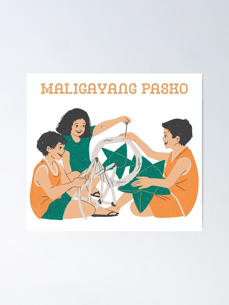 "Philippine Christmas Pasko Lantern " Poster for Sale by ecdato | Redbubble