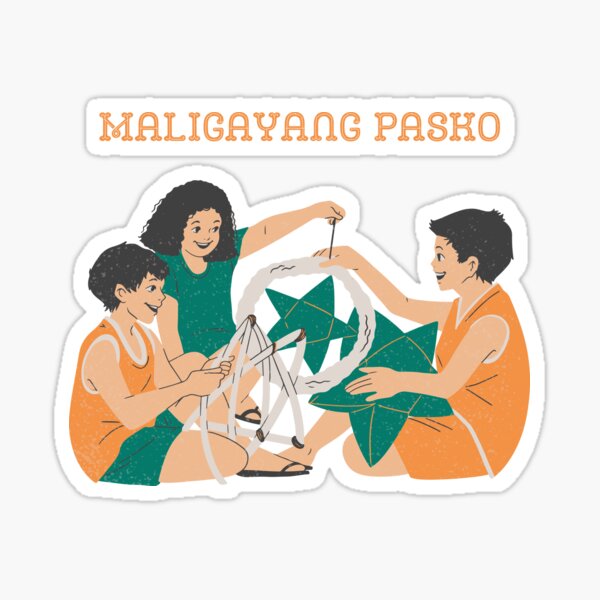 "Philippine Christmas Pasko Lantern " Sticker for Sale by ecdato ...