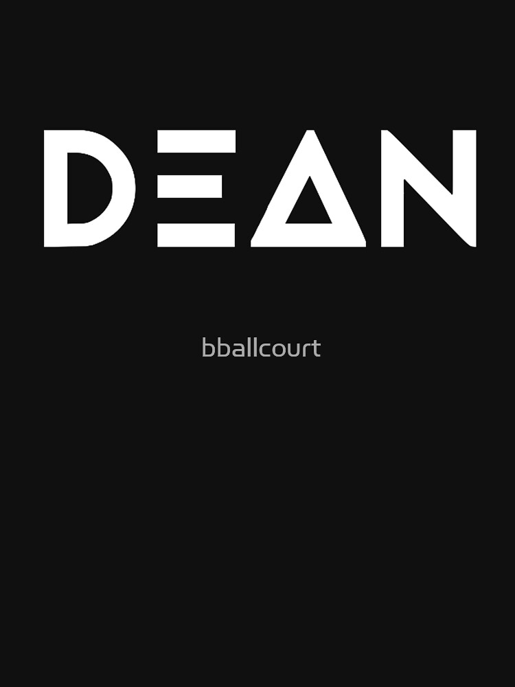 "DEAN - Logo" T-shirt for Sale by bballcourt | Redbubble | dean t ...