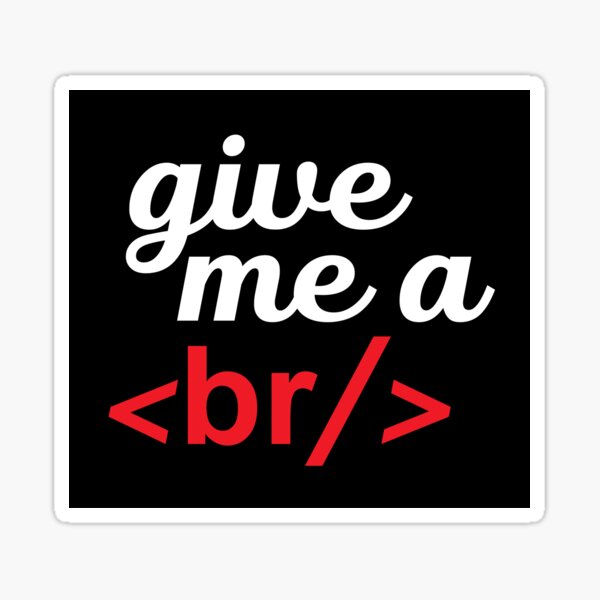 "Coding Cards, Colorful Graphics Filled With HTML Coding Jokes" Sticker ...