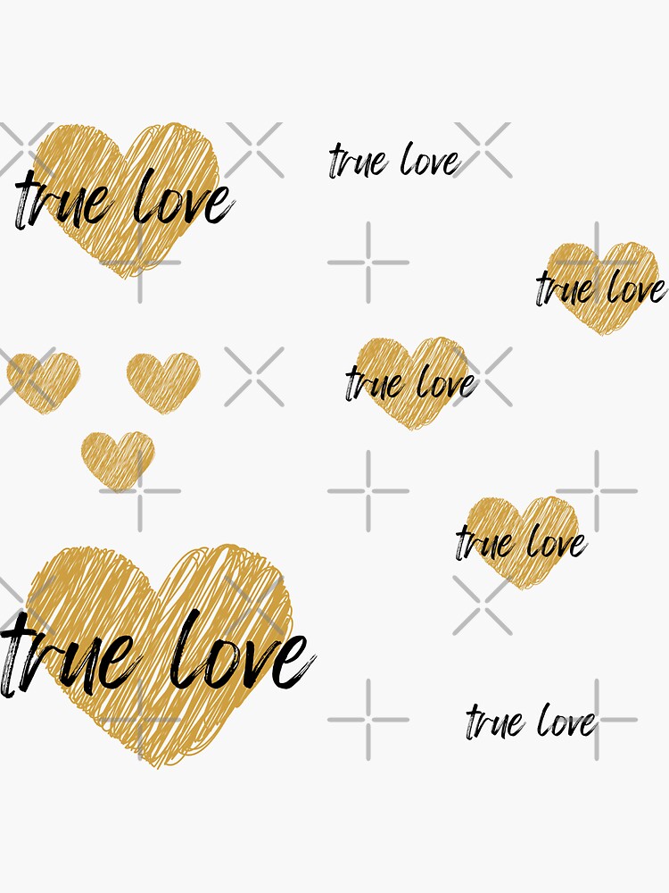 "True Love - Sticker Pack - Two Word Quotes" Sticker for Sale by MikaW ...