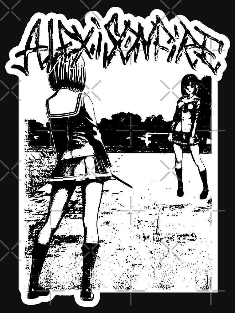 "Alexisonfire Merch Anime Knife Fight" T-shirt for Sale by RayessAya ...