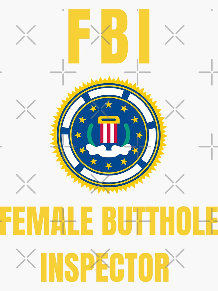 "FBI" Sticker for Sale by SleazyDoesIt | Redbubble