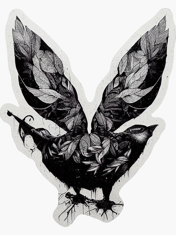 "Gothic Birds Series. Bird #1" Sticker for Sale by JBNina | Redbubble