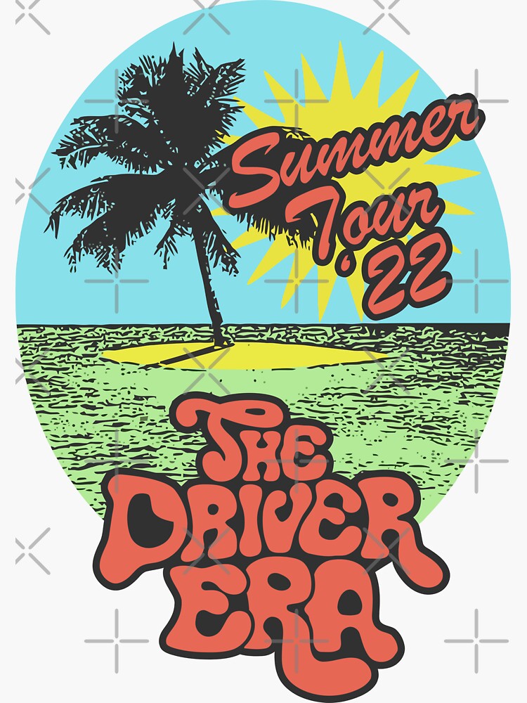 "The Driver Era Merch Island Summer Tour" Sticker for Sale by RayessAya ...