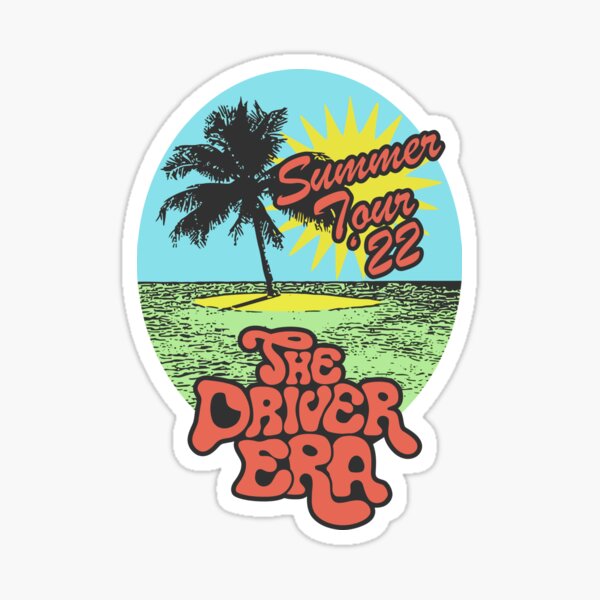 "The Driver Era Merch Island Summer Tour" Sticker for Sale by RayessAya ...