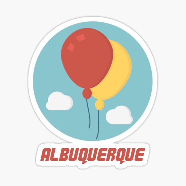 "Albuquerque New Mexico Hot Air Balloon Fiesta " Sticker for Sale by ...