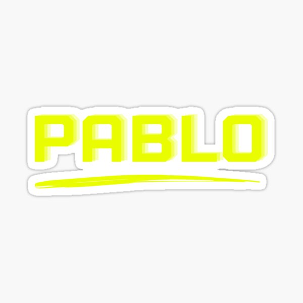 "Pablo Tennis Star - Pablo" Sticker for Sale by TieBreak-Tennis | Redbubble
