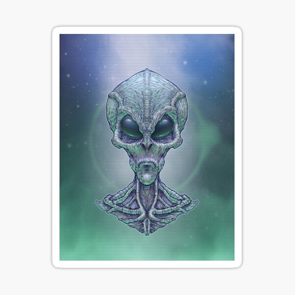 "Alien" Sticker for Sale by hector2ortega | Redbubble