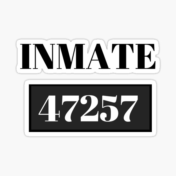 "Inmate lazy costume for halloween " Sticker for Sale by erozzz | Redbubble