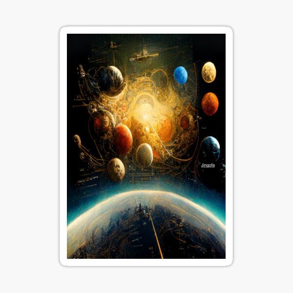 "Planet Warz - System NI-75 "Milky Way Galaxy" (Edition #1)" Sticker ...