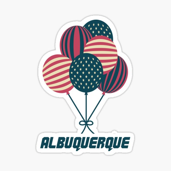 "Albuquerque New Mexico Hot Air Balloon Fiesta " Sticker for Sale by ...