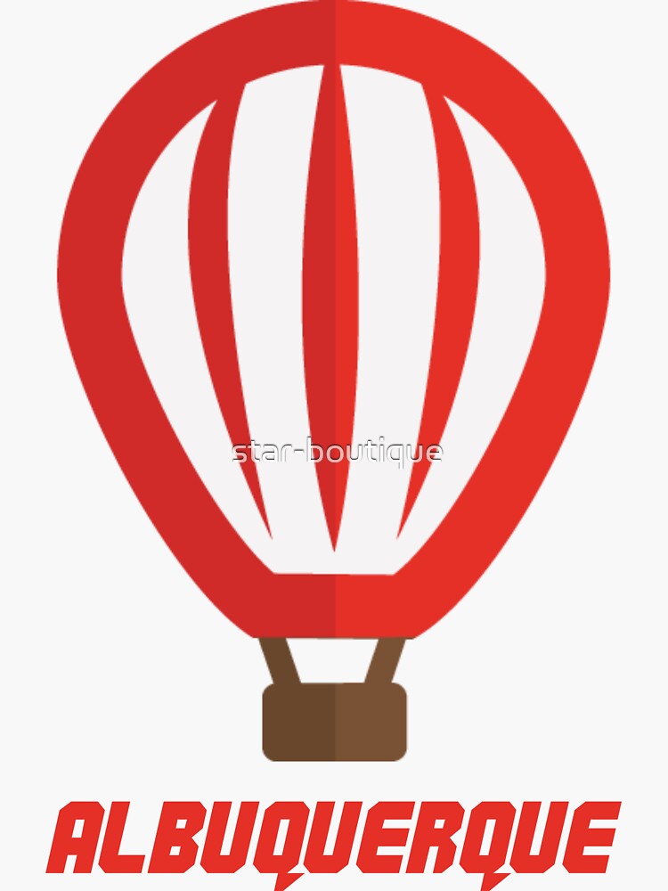 "Albuquerque New Mexico Hot Air Balloon Fiesta " Sticker for Sale by ...
