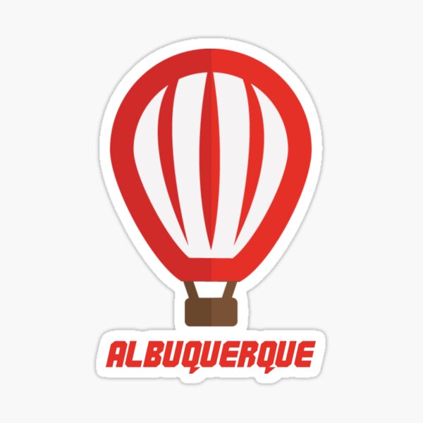 "Albuquerque New Mexico Hot Air Balloon Fiesta " Sticker for Sale by ...