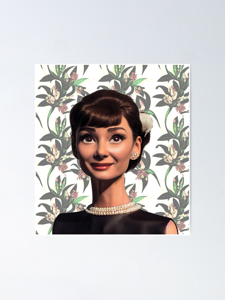 "Audrey Hepburn Looking up" Poster for Sale by wonderlandshops | Redbubble