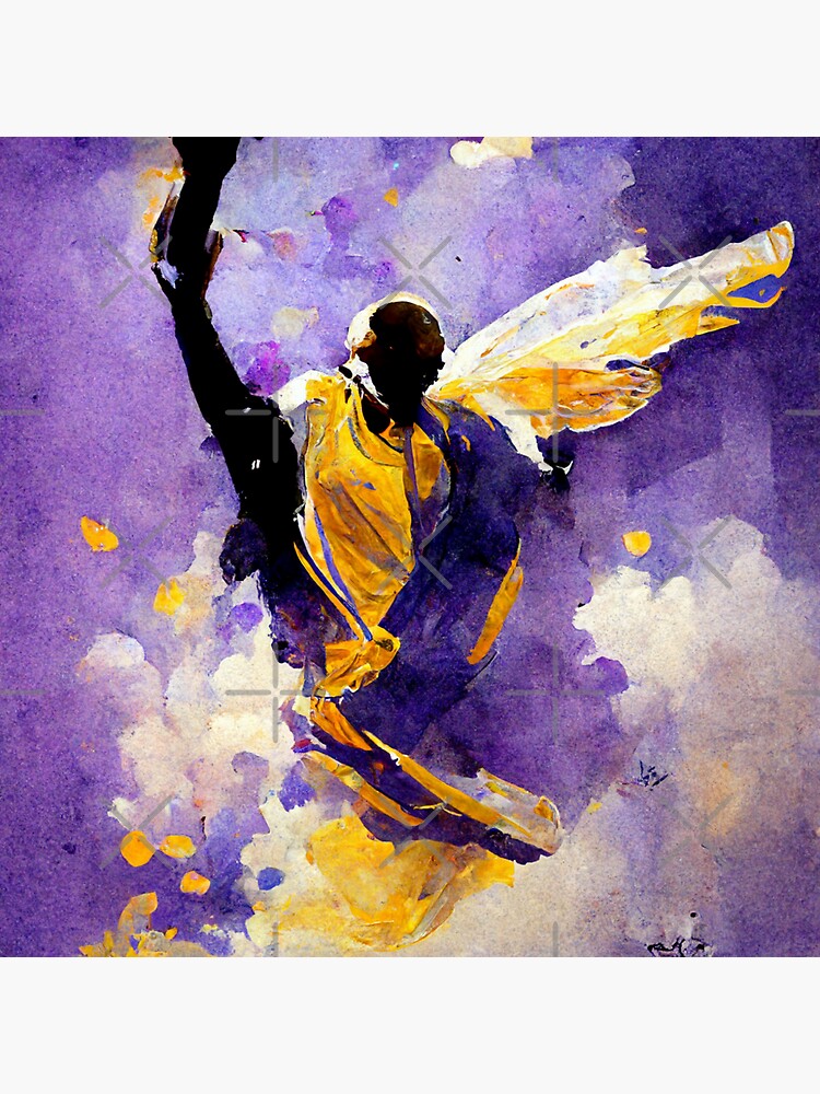 "Kobe's Wings" Sticker for Sale by BraveFellow | Redbubble