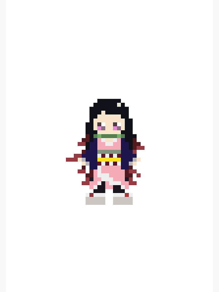 "Kimetsu no Yaiba (Demon Slayer) Nezuko Kamado Pixel Art" Spiral ...