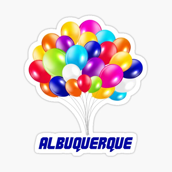 "Albuquerque New Mexico Hot Air Balloon Fiesta " Sticker for Sale by ...