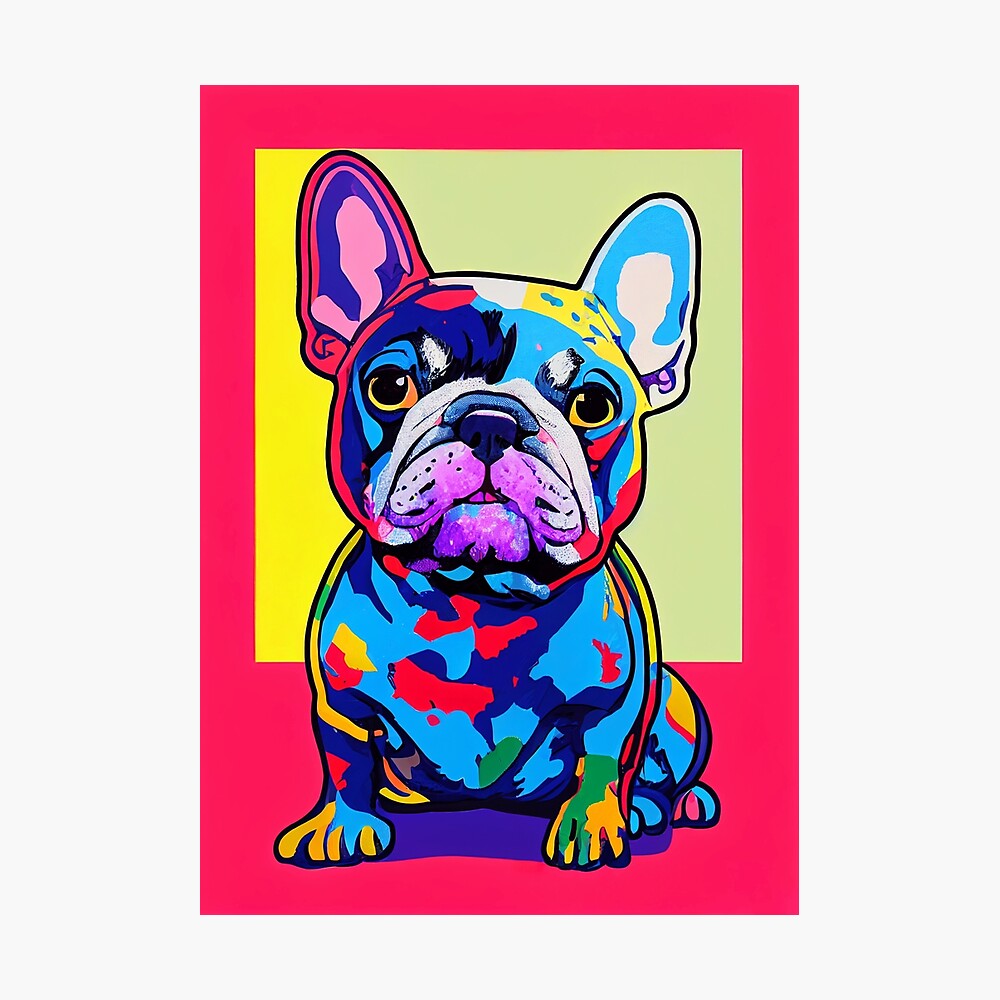 French Bulldog Pop Art