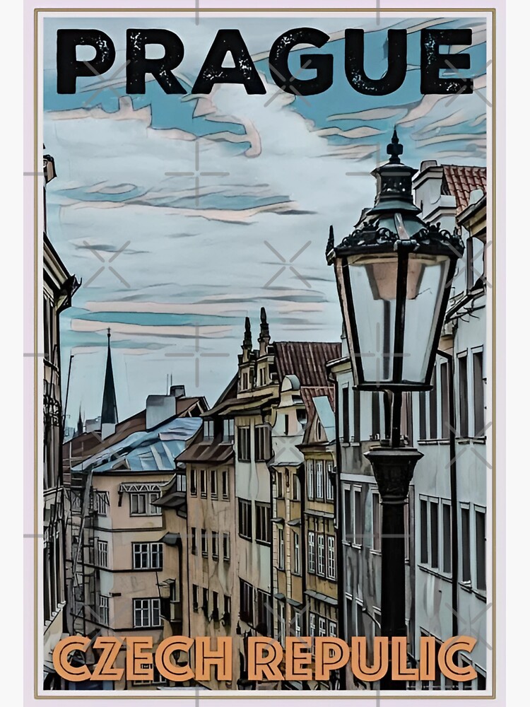 "Prague Czech Republic" Sticker for Sale by PerulandiaStore | Redbubble