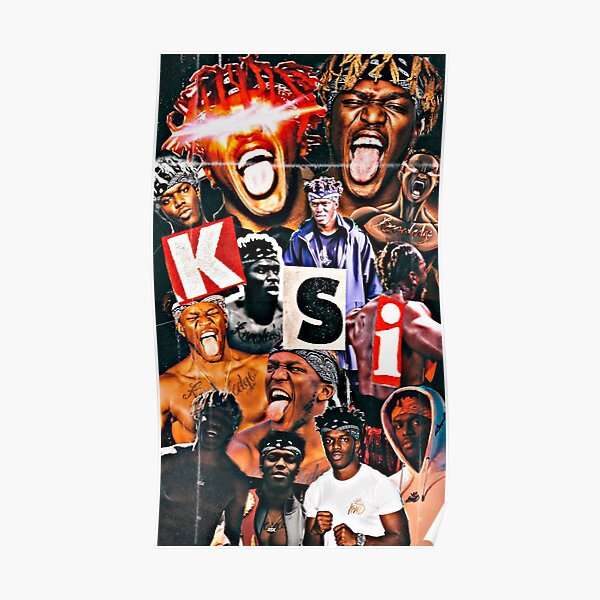 "KSI" Poster for Sale by meme-stuff | Redbubble