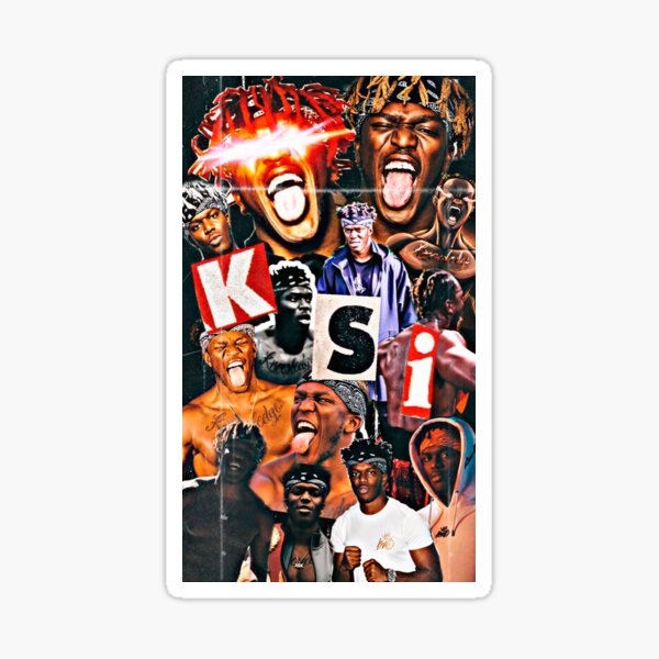 "KSI" Sticker for Sale by meme-stuff | Redbubble