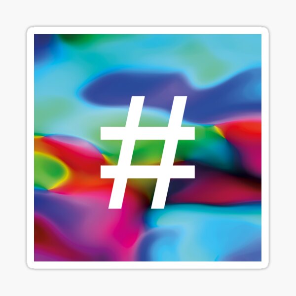 "Alphabet Flower Power "#"" Sticker for Sale by Hell-Prints | Redbubble