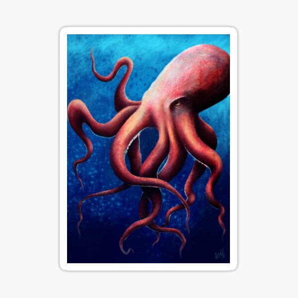 "Octo" Sticker for Sale by missyboque | Redbubble