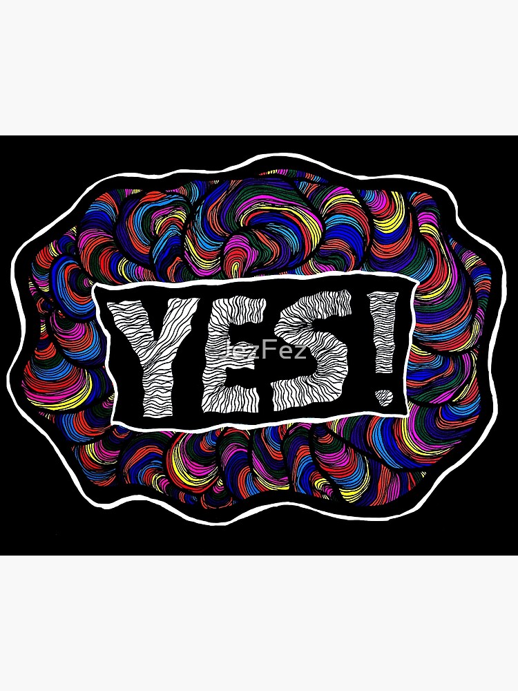 "YES Campaign Doodle" Poster for Sale by JezFez | Redbubble